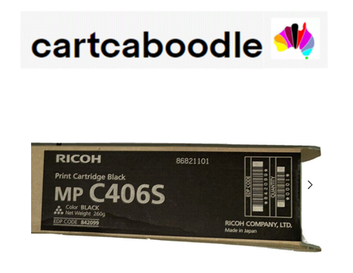 Ricoh MP C406S BLACK Toner Cartridge - EDP Code: 842099 - C406 | eBay
