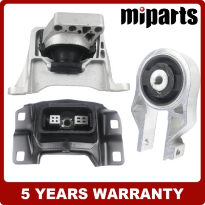 Engine Motor AND Trans Mount SET 3PCS Fit For Ford Focus 2.0L Turbo ...