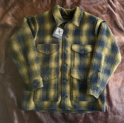 NWT Filson Mackinaw Wool Cruiser Jacket Gold Ochre L Limited Release ...