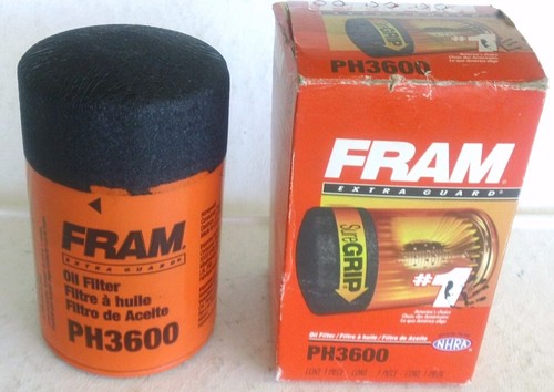 FRAM Extra Guard PH3600 Auto Oil Filter, Sure Grip, New Old Stock in ...