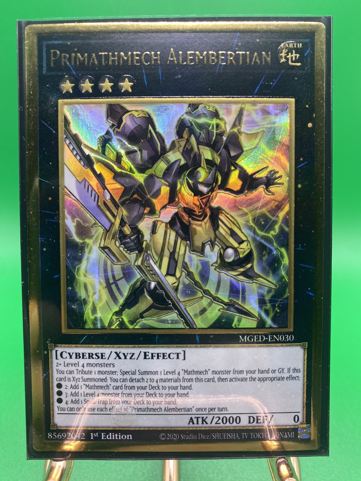 Yu-Gi-Oh! TCG Primathmech Alembertian Maximum Gold: El Dorado MGED ...