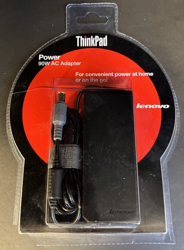 Genuine Lenovo ThinkPad Notebook AC Charger Power Adapter 90W OEM New ...