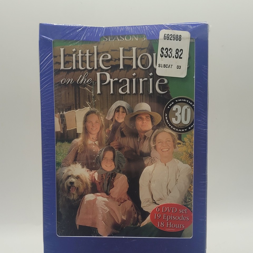 Brand New Sealed Complete Season 3 Little House on the Prairie DVD Rare ...