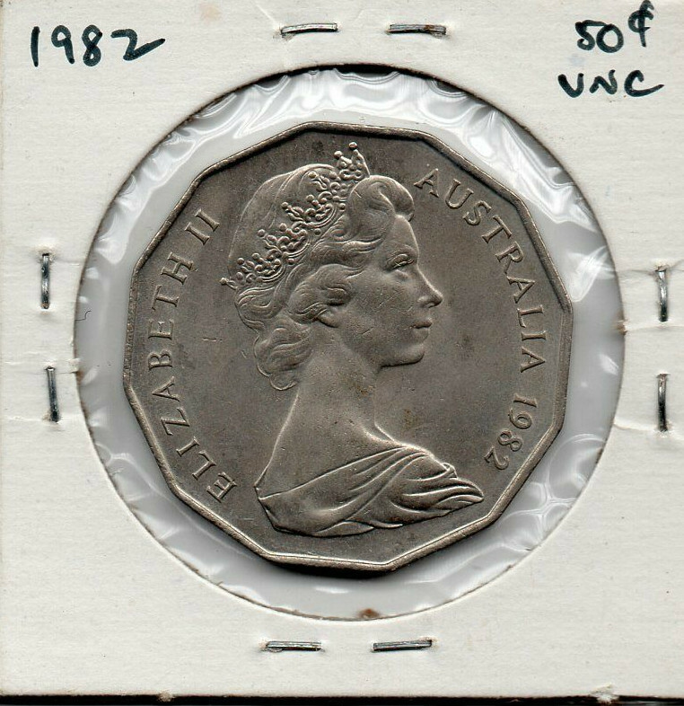 AUSTRALIAN: 1982 50 CENT BRISBANE GAMES UNC COIN IN 2X2 HOLDER | eBay UK