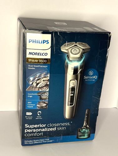 Rechargeable Wet & Dry Electric Shaver with Quick Clean Philips Norelco ...