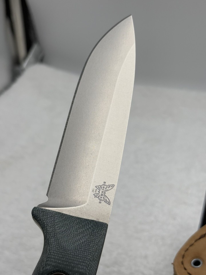 Benchmade Bushcrafter 162 Fixed Blade Sheath Knife New In Box Made In ...