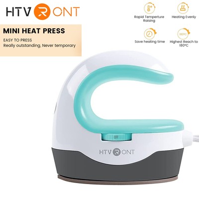 HTVRONT Mini-Heat Press Machine,Small Heat Press Portable For TShirts ...