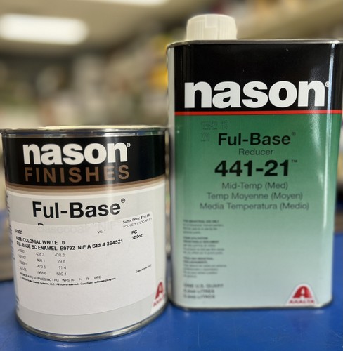 NASON Base Coat Paint Quart Kit Mid-Temp Reducer MOST PAINT CODES ...