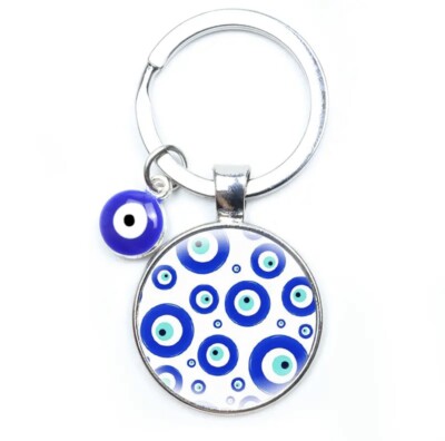 Evil Eye Keyring, Turkish Evil Eye, Nazar Evil Eye, Greek Evil Eye ...
