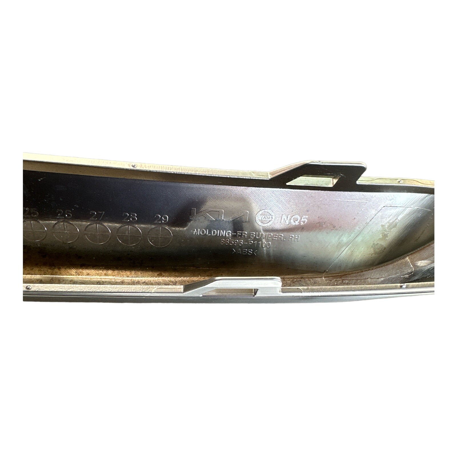 ⭐GENUINE⭐ kia sportage 2023 bumper chrome trim RH 86596P1100 | eBay