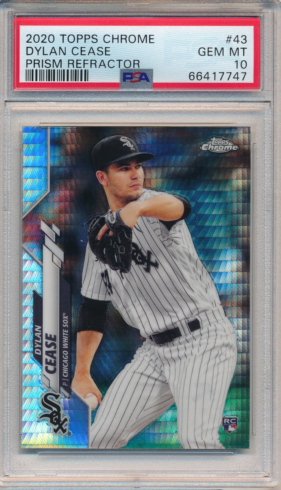 2020 Topps Chrome - Prism Refractor #43 Dylan Cease (RC) for sale ...