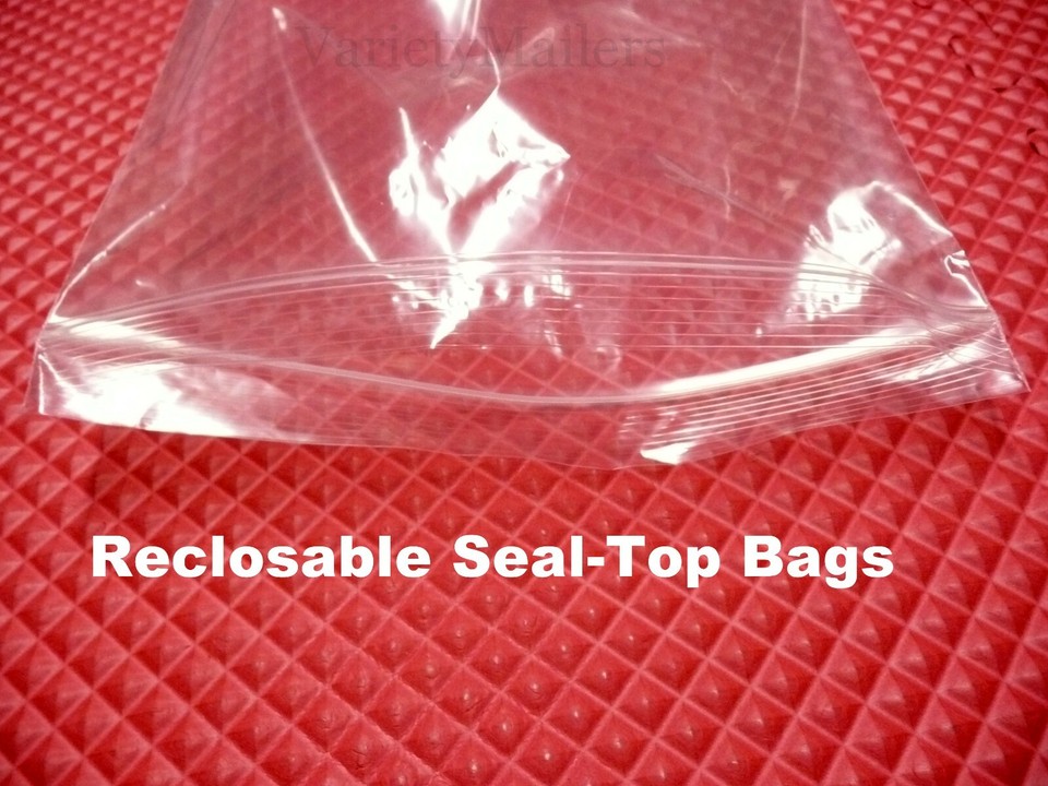8 Reclosable Plastic Storage Bags 18''x 24'' Clear 2 Mil LARGE Zip-Top ...