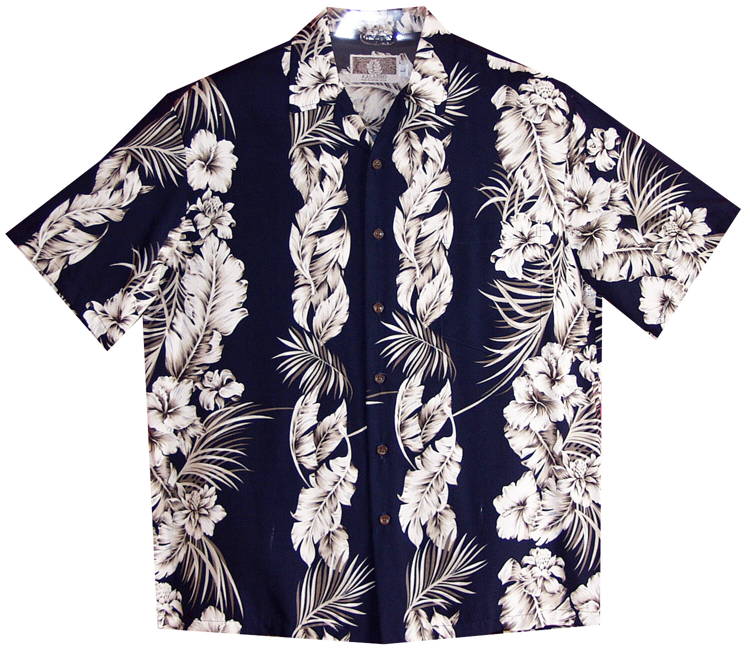 RJC Mens Fern Leaf Garden Rayon Shirt | eBay