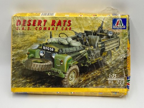 Desert Rats S.A.S. Combat Car Special Forces Land Rover Italeri | No ...