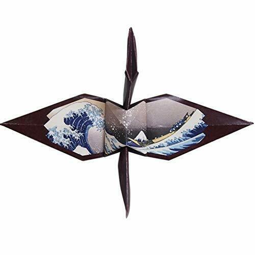 Toyo origami paper cranes Thirty-six Views of Mount Fuji 15cm 46 handle ...