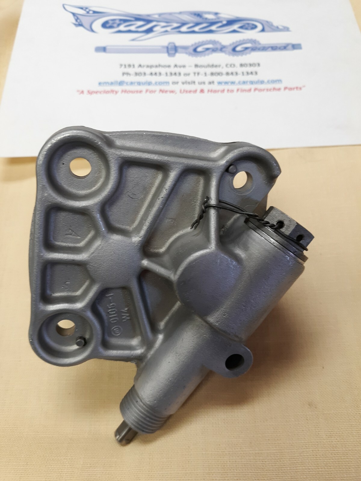 Porsche 356/912 Full Oil Pump Assembly Part # 616 107 016 00 & 616 107 ...