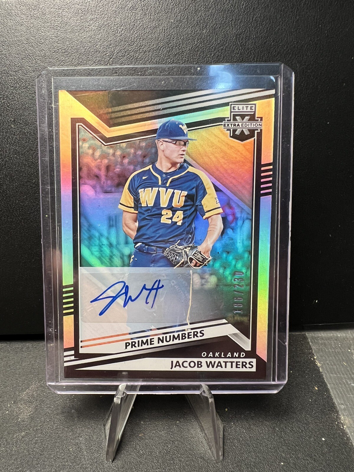 2022 Elite Extra Edition JACOB WATTERS Autograph Auto #124 Athletics | eBay