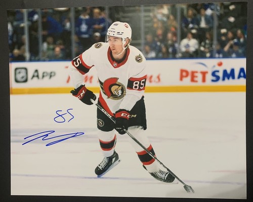JAKE SANDERSON OTTAWA SENATORS 8x10 PHOTO AUTOGRAPH SIGNED NHL HOCKEY ...