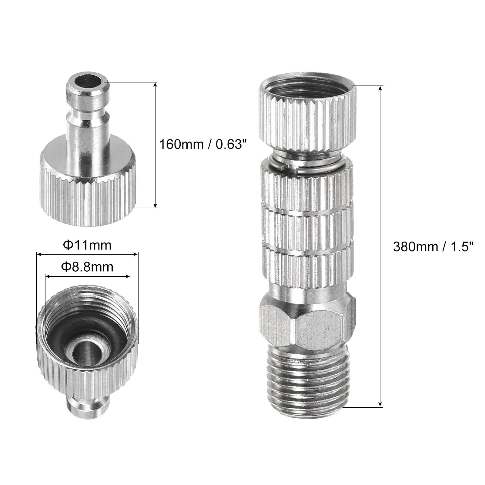 1/8 Air Brush Connector Adapters, Air Brush Quick Connect Air Brush ...