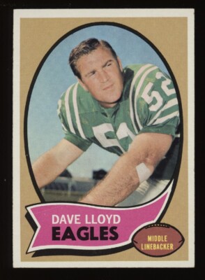 1970 Dave Lloyd Topps Football #21 EX-MT *NICE* SET BREAK | eBay