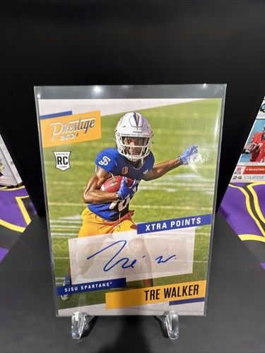 TRE WALKER 2021 Panini Prestige Xtra Points Rookie Card Auto MINT | eBay