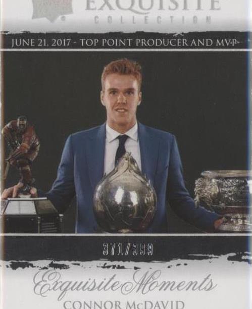 2021-22 Upper Deck Black Diamond - Exquisite Collection Moments Connor ...