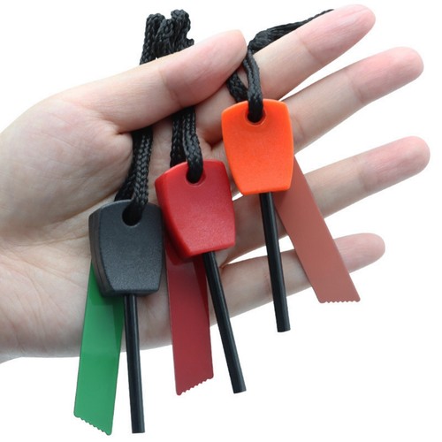 Outdoor Survival Magnesium Flint Outdoor Tool Steel Striker Fire ...