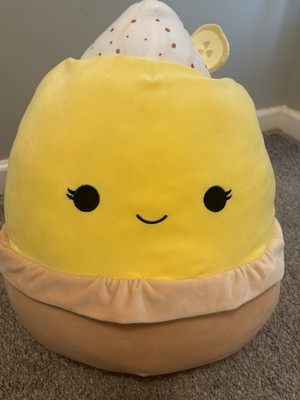Squishmallows Edwin the Lemon Meringue Pie 22 Inch SQUISHMALLOW | eBay