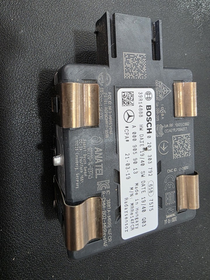 2018-2021 MERCEDEZ BENZ A177 CLA118 DISTANCE RADAR SENSOR 39R14888. | eBay