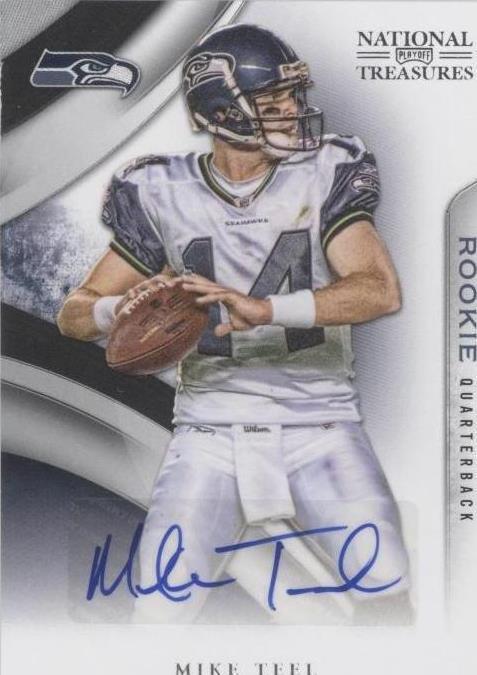 2009 Playoff National Treasures - Rookie Signatures Mike Teel #171 /99 ...