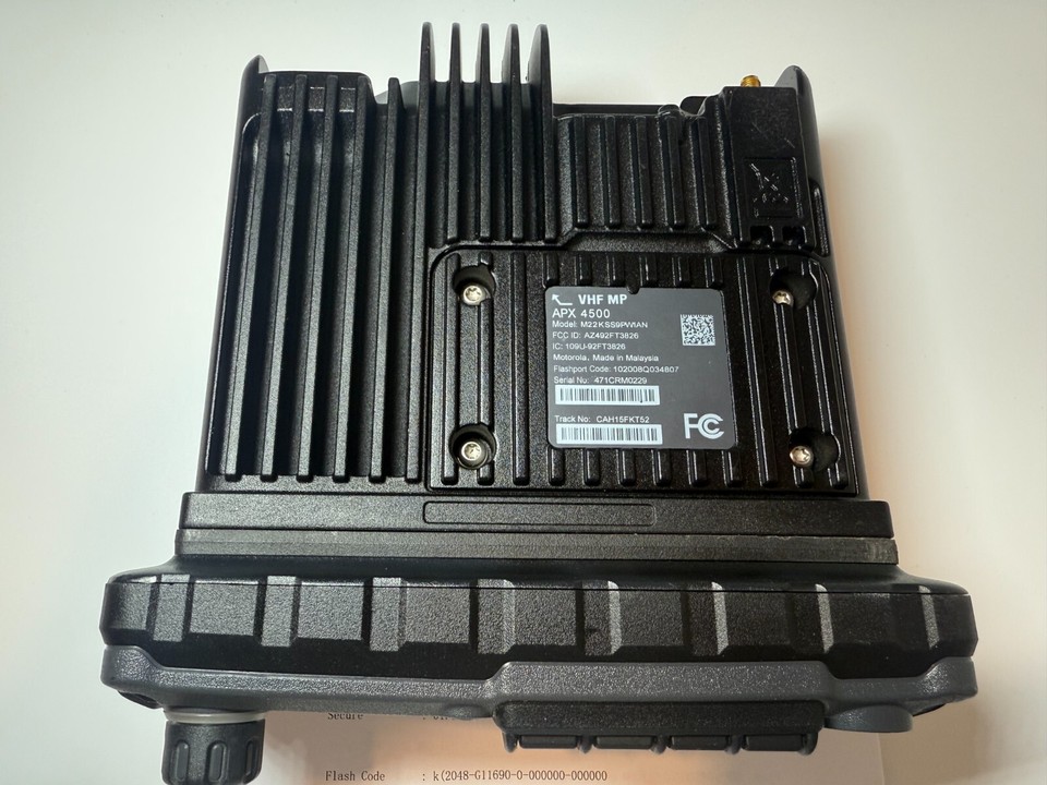 APX 4500 M22KSS9PW1AN VHF Single Band Mobile AES DES ADP USED | eBay