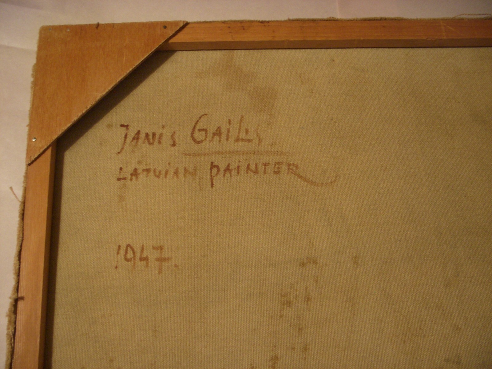 JĀNIS GAILIS LATVIAN / AMERICAN IMPRESSIONIST STILL LIFE OIL PAINTING ...