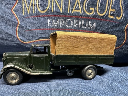 Tri-Ang MINIC 6 WHEELED ARMY LORRY & CANVAS TILT 69M. 1st Ed 1939 ...