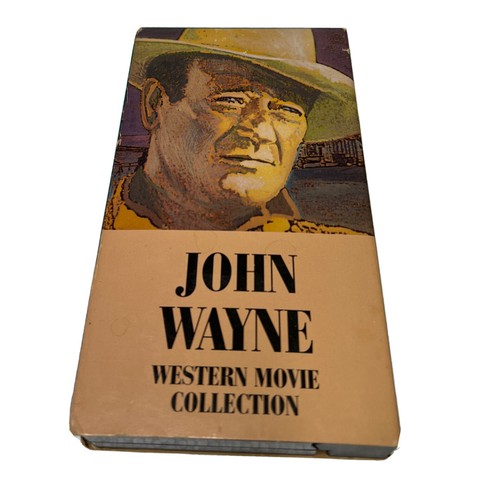 JOHN WAYNE WESTERN MOVIE COLLECTION VHS Blue Steel DESERT TRAIL Lawless ...