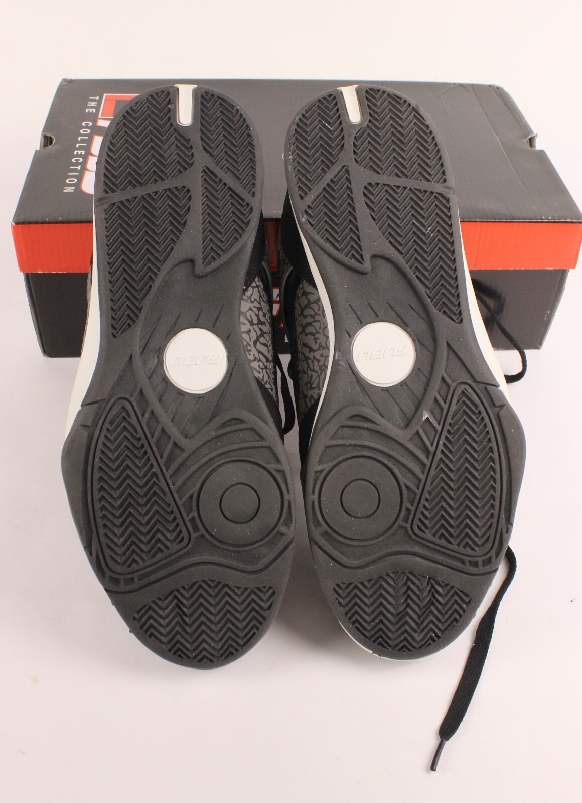 FUBU The Collection Men' Size 12 Black Reed 3 Mid Cut Lace Up Athletic ...