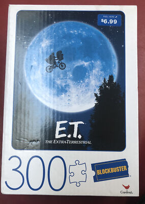 E.T. 300 Piece Blockbuster Puzzle In Retro VHS Case 18" x 24" Brand New ...