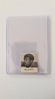 Warren Wells Oakland Raiders 1969 TD Football Player Panel | eBay