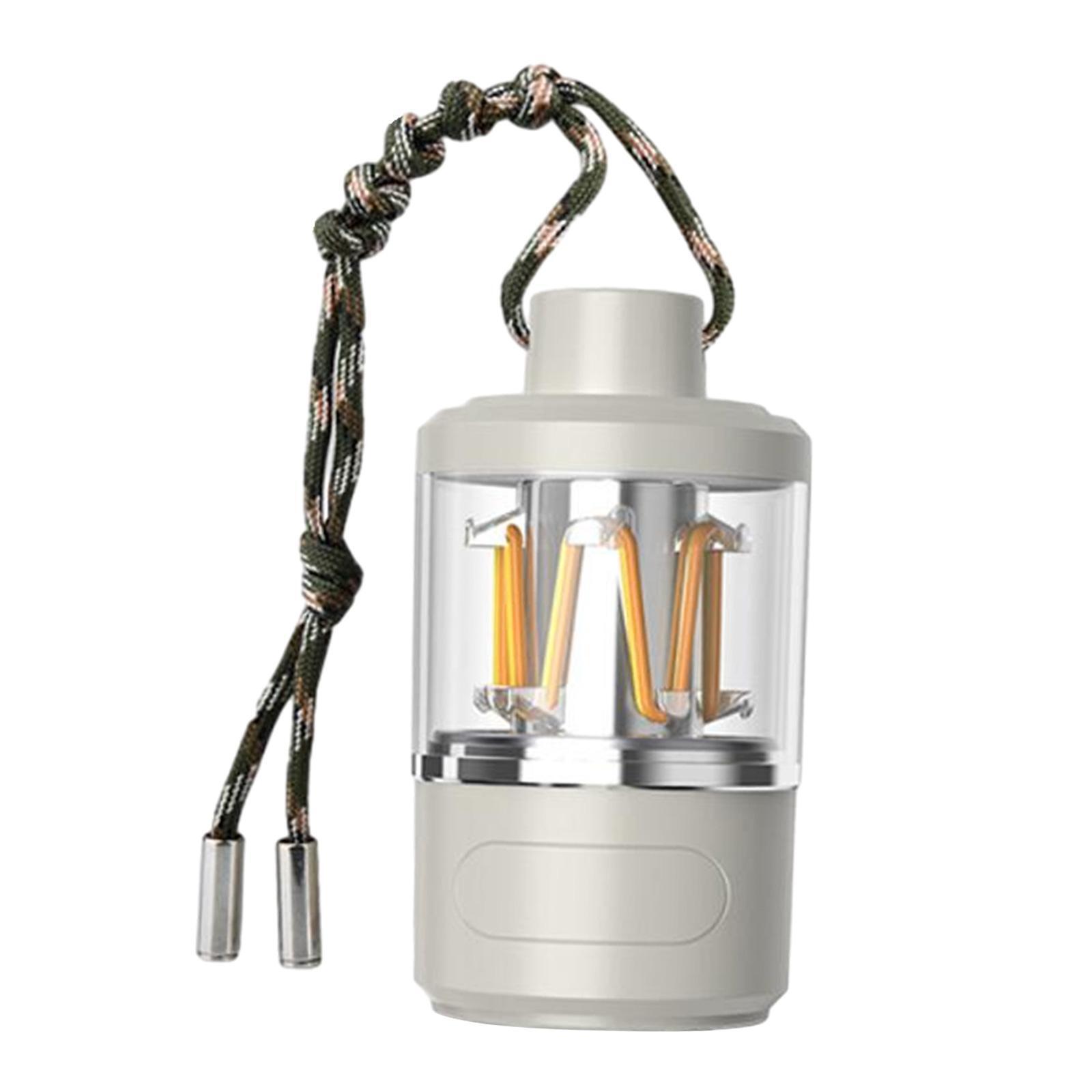 Camping Light Rechargeable with Hanging Rope Adjustable | eBay