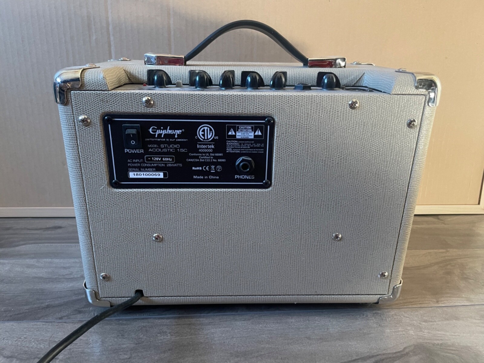 Epiphone Studio Guitar Acoustic 15C Amp Amplifier | eBay