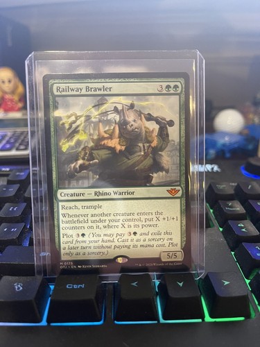 RAILWAY BRAWLER Outlaws Of Thunder Junction OTJ Magic MTG MINT CARD | eBay