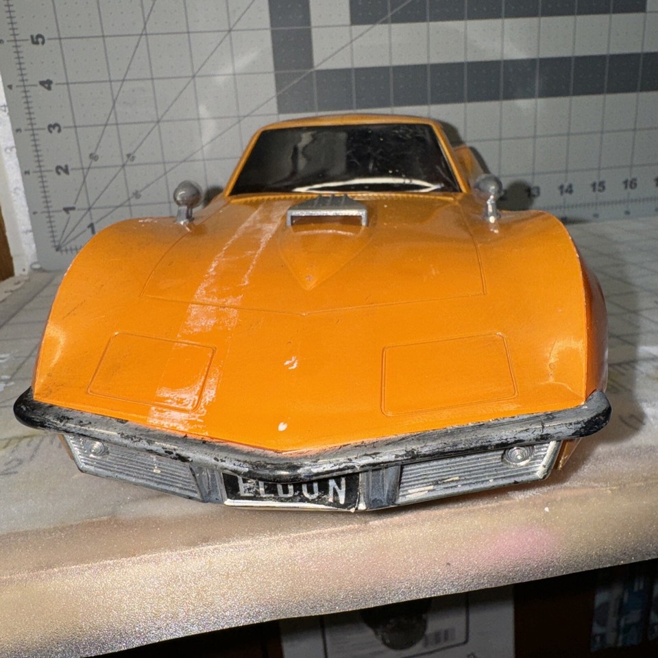 Vintage 1968 Eldon Brown Corvette Slot Car - Untested | eBay