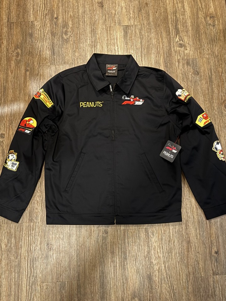 Formula 1 F1 75 Live Peanuts Jacket Large L NEW Las Vegas Snoopy ...