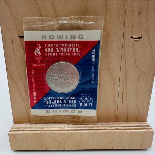 1996 USA Olympic Commemorative Collectors Coin Sport Medallion - Rowing ...