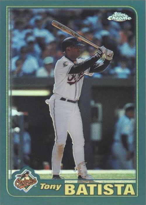 2001 Topps Traded & Rookies - Tony Batista #T89 Chrome Retrofractor for ...