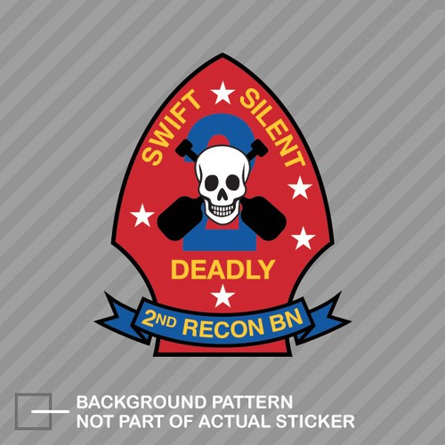 2nd Recon Battalion USMC Marine Sticker Decal Vinyl Marines Corp | eBay