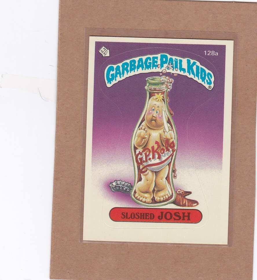 1986 TOPPS GARBAGE PAIL KIDS SLOSHED JOSH #128A NMMT *A17131 | eBay