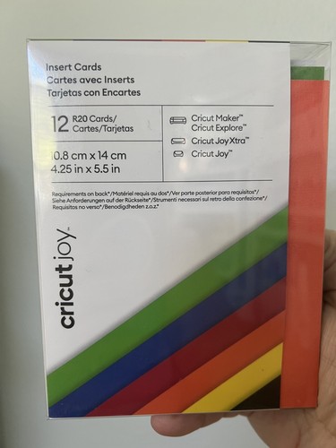 Cricut A2 (R20) Insert Cards 12ct - Fingerpaint Sampler For Card Making ...