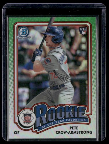 2024 Bowman #ROY-13 Pete Crow-Armstrong Rookie of the Year Favorites | eBay