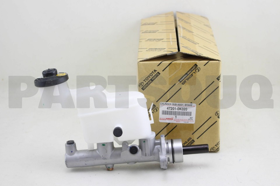 472010K020 Genuine Toyota CYLINDER SUB-ASSY, BRAKE MASTER 47201-0K020 ...