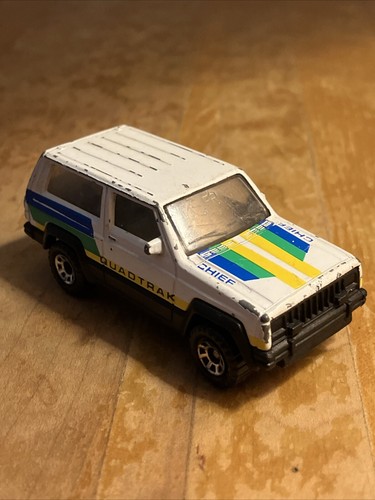 Matchbox Jeep Cherokee - Chief Quadtrak (1986, 1:58) | eBay